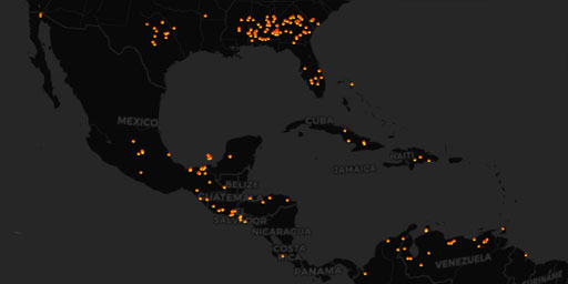 LIVE! Fire and Volcano Map Section • Live Earth Monitoring ...